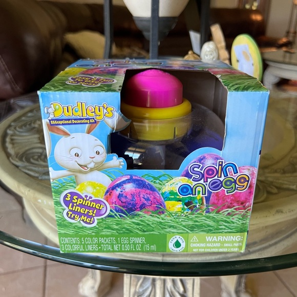 Other | Spin An Egg Decorating Kit Easter Egg Dye Kit Plastic Egg ...